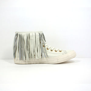 Converse | Shoes | Converse Fringe Mocassin Sneakers Zipper Back | Poshmark